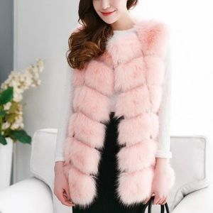 Jackets & Coats | Pink Faux Fur Vest | Poshmark